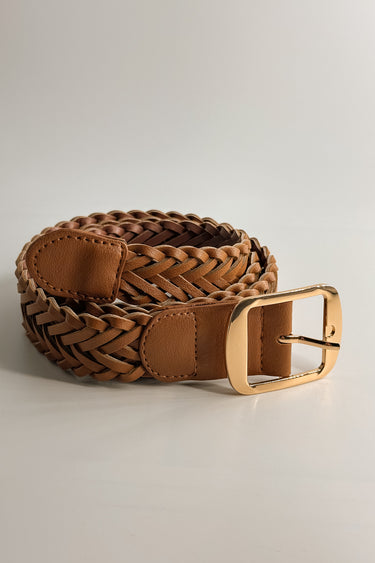 Everly Braided Adjustable Belt - Lizard Thicket