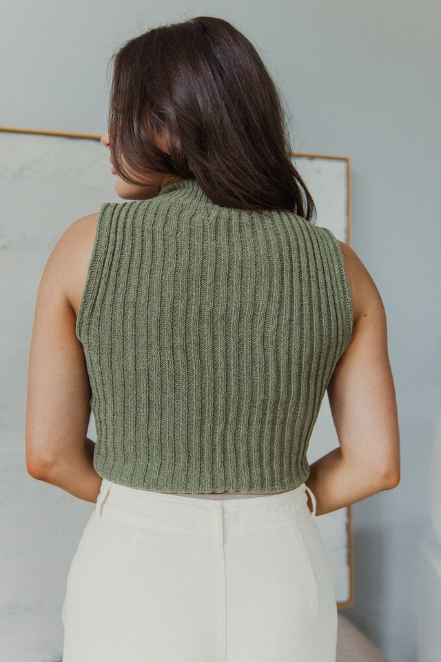 I Go Back Tank in Olive - SM - Lizard Thicket